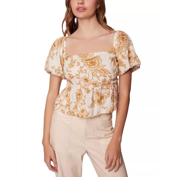 Lost + Wander | Tops | New Lost Wander Toasted Rose Top In Brown Floral ...